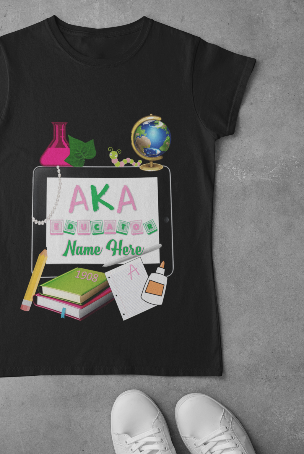 Personalized AKA Educator Tee – Dacia’s Designs