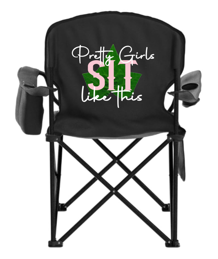 Pretty Girls Sit Like This Lawn Chair – Dacia’s Designs