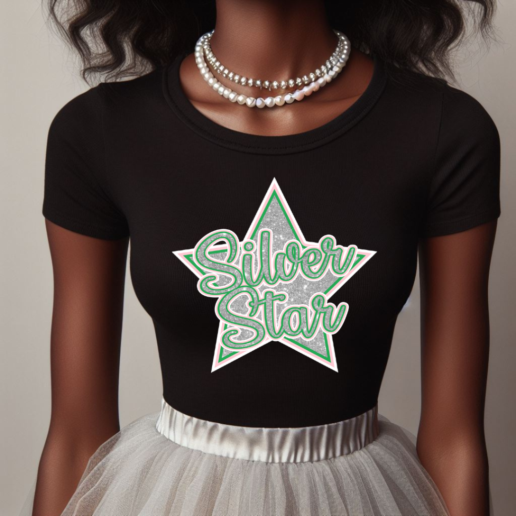 Silver Star (Tee) – Dacia’s Designs