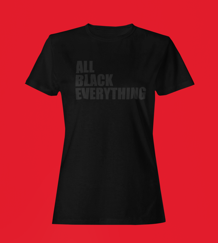 All Black Everything Tee – Dacia’s Designs